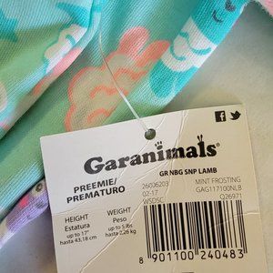 Garanimals | One Pieces | New Garanimals One Piece Baby Preemie Up To ...